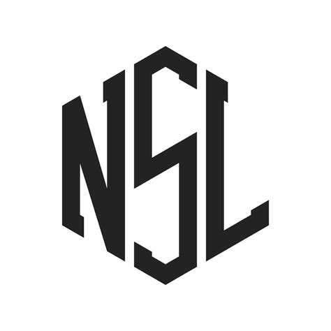 Diseño Del Logotipo De Nsl Letra Inicial Nsl Monograma Logotipo Con