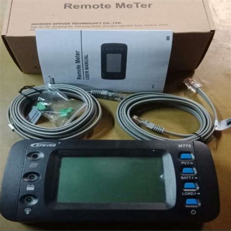 Promo Remote Meter Mt75 Epever Untuk Solar Charge Controller Mppt