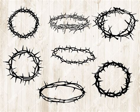Crown Of Thorns Bundle Svg Easter SVG Jesus Bundle SVG Etsy