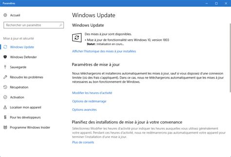 windows 10 1803 est disponible 3 façons de l obtenir sospc
