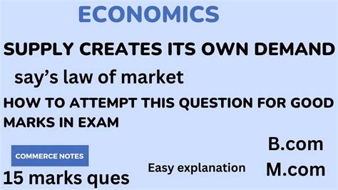 Supply Creates Its Own Demand Explained In Detail Its Implication