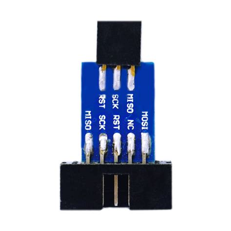 AVRISP USBASP STK PIN Turn Pin Adapter Plate Interface Converter Pinboard Adapter Module