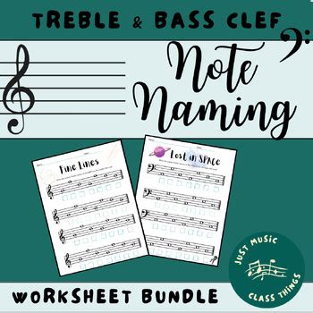 Note Naming Worksheet Bundle By Rebecca M TPT