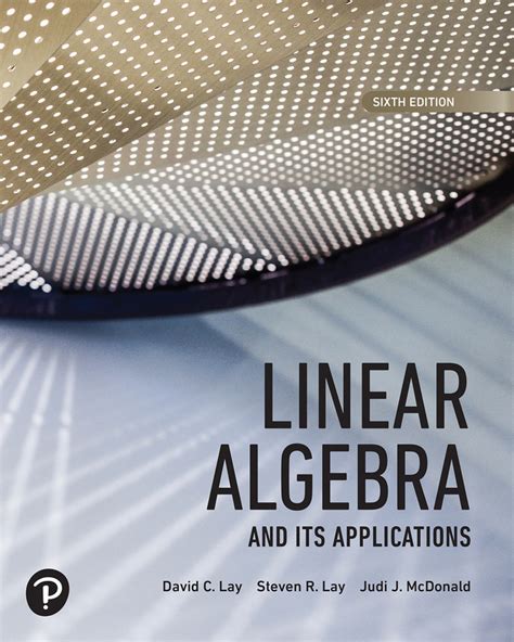 Ebook Pdf Linear Algebra And Its Applications 6th Edition Pdf Download