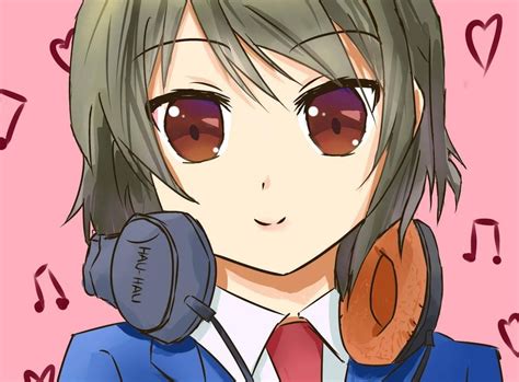 Anime Girl With Headphones Aesthetic