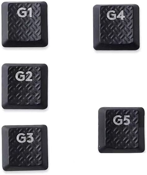 Black Backlit Keycaps G1 G2 G3 G4 G5 Key Replacements For Logitech G813 G815 G913