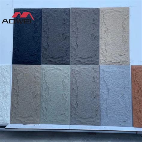 Modular Pu Stone Cladding System Quick Installation With Hidden Fixing Technology Pu Stone