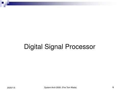 Ppt Digital Signal Processor Powerpoint Presentation Free Download Id 9597293