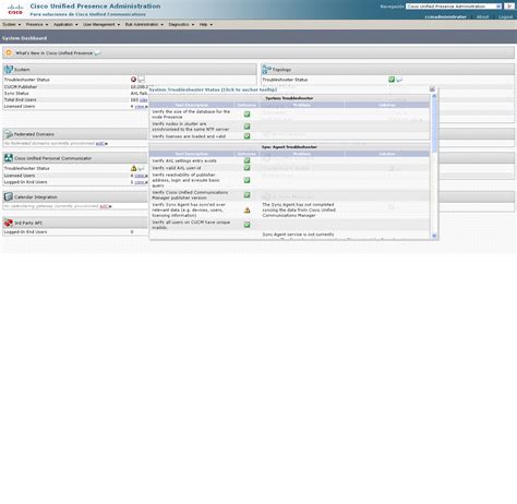 Solved Presence Cisco UP Sync Agent STOPPED Component Is Not Running