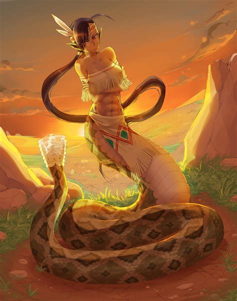 Lamia Naga Snake Girl