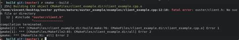 Trouble Compiling The C Sdk Source · Issue 482 · Ouster Lidarouster