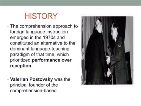 Comprehension Based Approach Sllroapptx