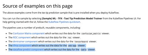 Two Custom KFP Component Links Issue Kubeflow Website GitHub