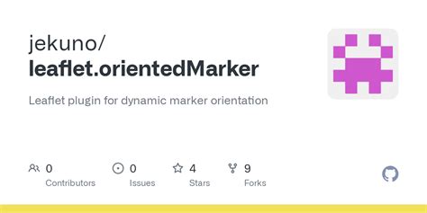 Github Jekunoleafletorientedmarker Leaflet Plugin For Dynamic