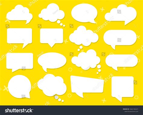 Vector Speech Clouds Chat Bubble Icon Stock Vector Royalty Free
