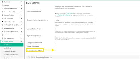 Forticlient Ems Auto Upgrade Kapatma