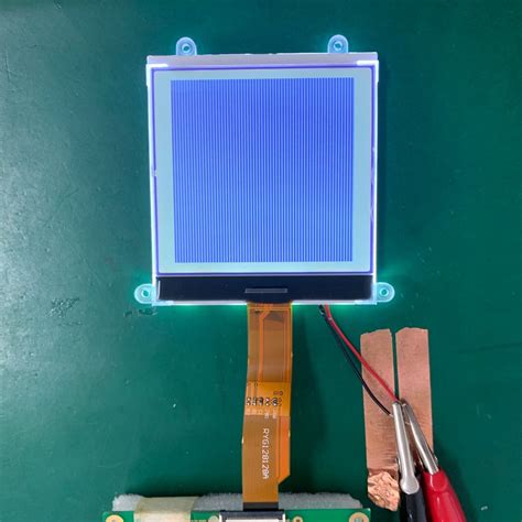 128128 Graphic Fstn Lcd Module With Pcb Backlight T6963 Wide