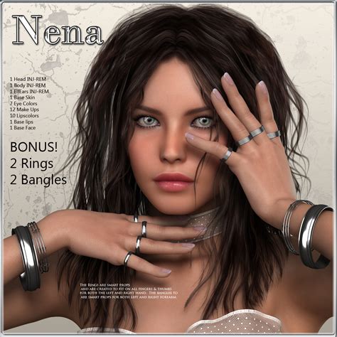 Vh Nena Character And Jewels Daz 3d