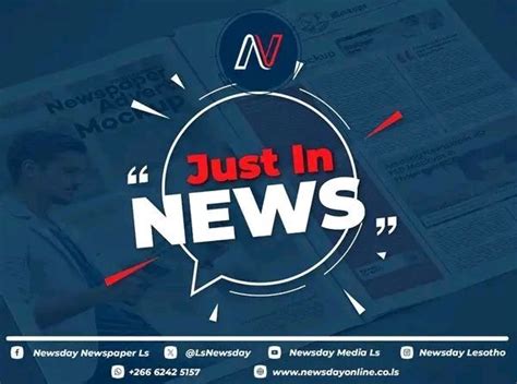 Newsday Media Ls On Linkedin Just In I Minister Of Home Affairs Lebona Lephema And His South