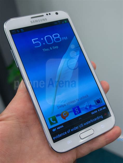 Samsung Galaxy Note Ii Hands On Phonearena Reviews Phonearena