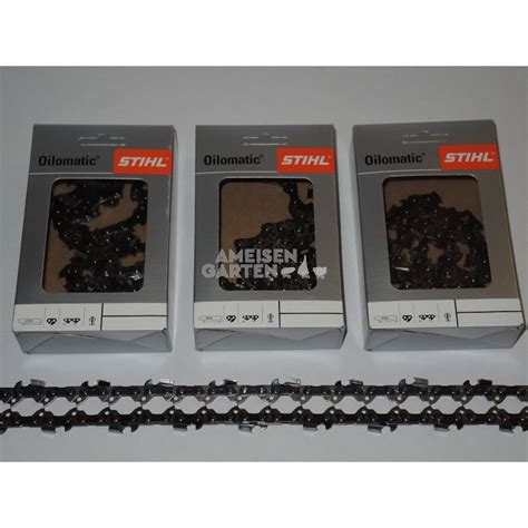 x Stihl Sägekette cm mm P VOLLMEISSEL PS TG AMEISENGARTEN