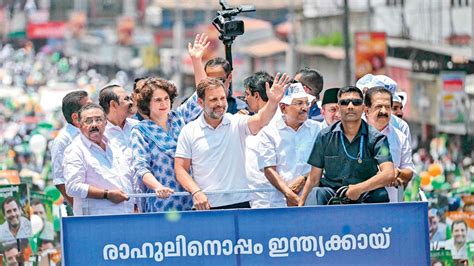 Rahul Gandhi Files Lok Sabha Nomination From Wayanad