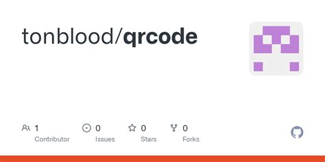 Github Tonblood Qrcode