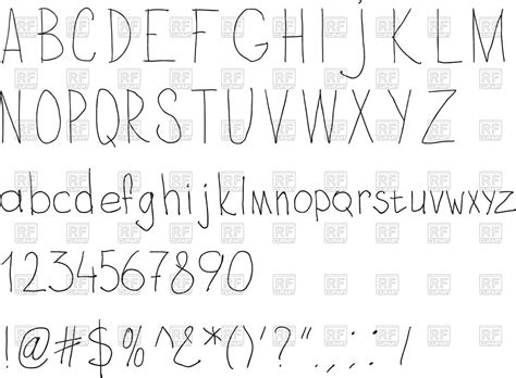 Handwriting Vector At Collection Of Handwriting