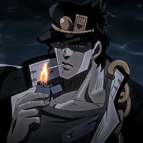 Jojos Bizarre Adventure Anime Jojo Bizzare Adventure Jotaro Kujo