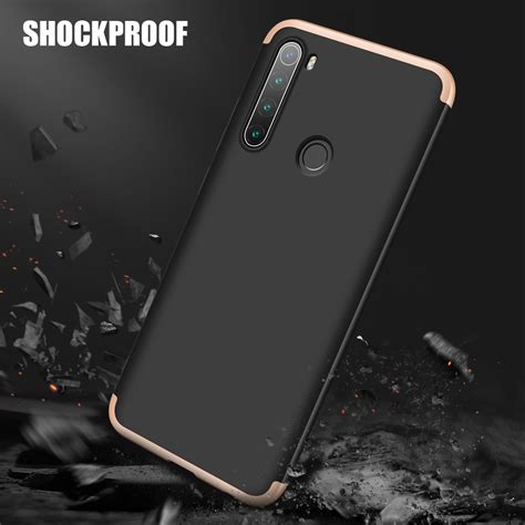 New For Xiaomi Redmi Note 8T Case Bakeey Double Dip 360 Hard PC Full