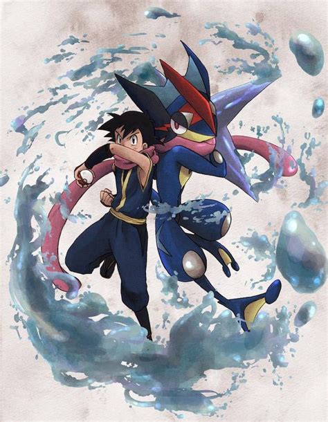 Ash Greninja And Ninja Ash Ketchum Pokemon Cool Pokemon Wallpapers