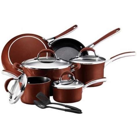 Farberware Affiniti 12 Piece Cookware Set Red Awaganeneme