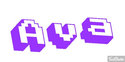 Ava Name Animated  Logo Designs