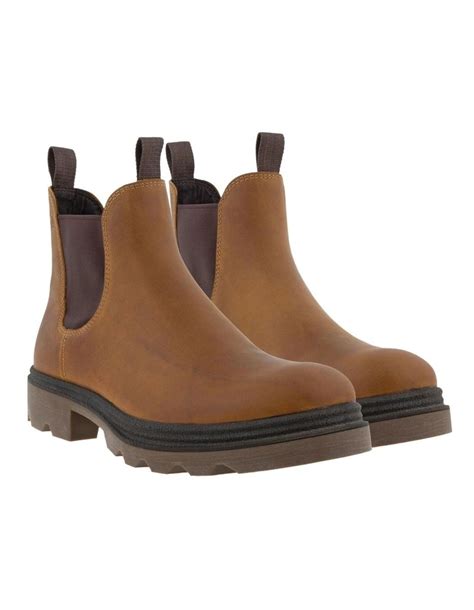 Ecco Grainer Boots In Brown Myer