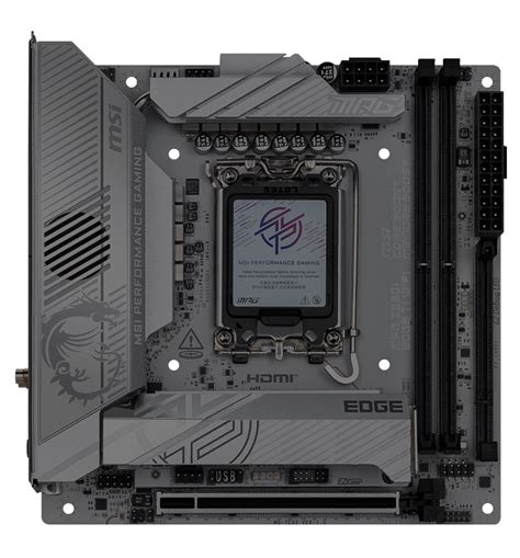 MPG Z890I EDGE TI WIFI Gaming MotherboardsBest Motherboard For AI PCMSI