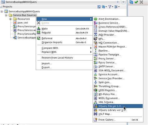 soa suite 12c support for reusable xquery libraries modules