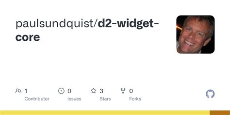 Github Paulsundquistd2 Widget Core