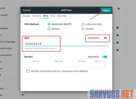 Hướng dẫn thay đổi DNS trên ubuntu 18 04 LTS