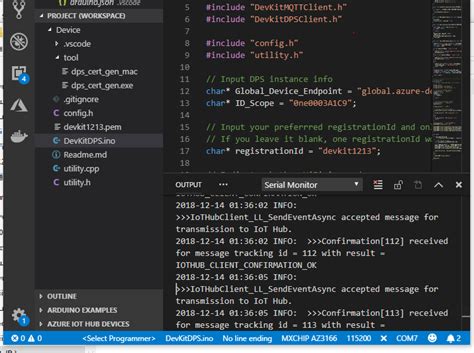 Dps Dps Example Failed After Device Upload · Issue 534 · Microsoft