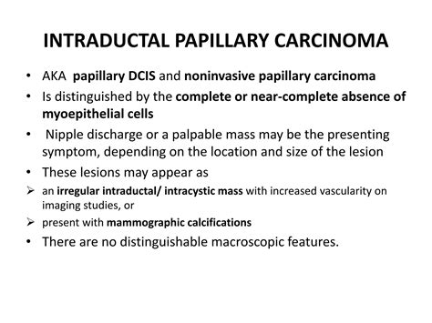 Papillary Lesions Of The Breastpptx
