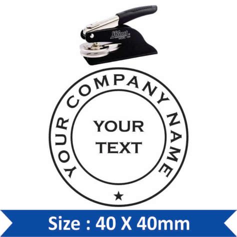 Shiny Embossing Seal Stampmart