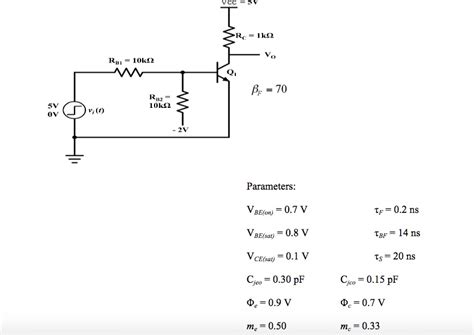 Solved For The Given Circuit Where Input Voltage Is Raised Chegg Com