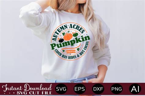 Autumn Pumpkin Svg Design