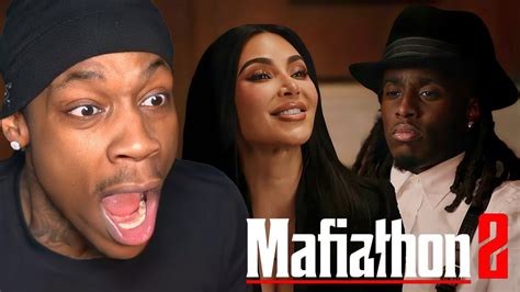 Tylil Reacts To Kai Cenats Mafiathon 2 Official Trailer Youtube