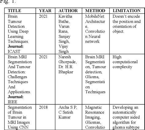 Figure 1 From Deep Learning Technique To Detect And Classify Brain Tumor Semantic Scholar