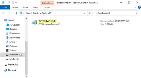 Solved MFReadWrite Dll Missing On Windows