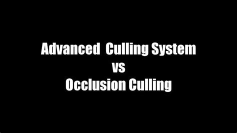 advanced culling system free community showcases unity discussions