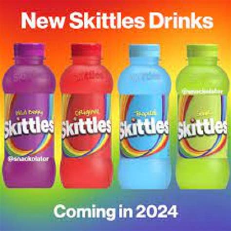 Skittles Juice Tropical 12ct414ml 825 Gold Star Distribution Inc