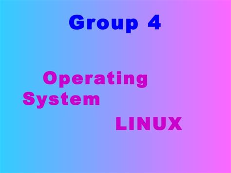 linux ppt