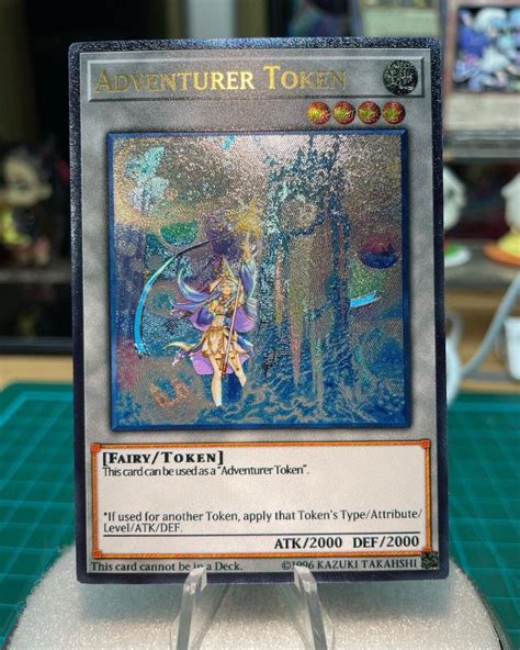 Yu Gi Oh Custom Adventurer Brave Token Ultimate Rare Tcg Ocg Presale 115 Ebay